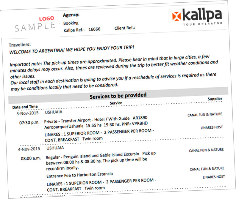 Redesigned Welcome Letter | Kallpa I Tour Operator